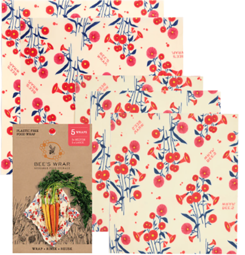 Set of 5 Full Bloom Assorted Wraps – Little Red Hen