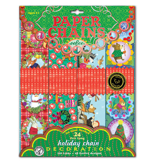 eeBoo "Holiday" Paper Chains – Little Red Hen