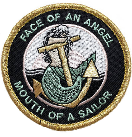 Face of an Angel Embroidered Patch – Little Red Hen