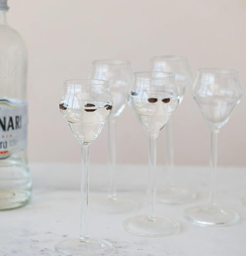Creative Co-Op Sambuca Glass – Little Red Hen