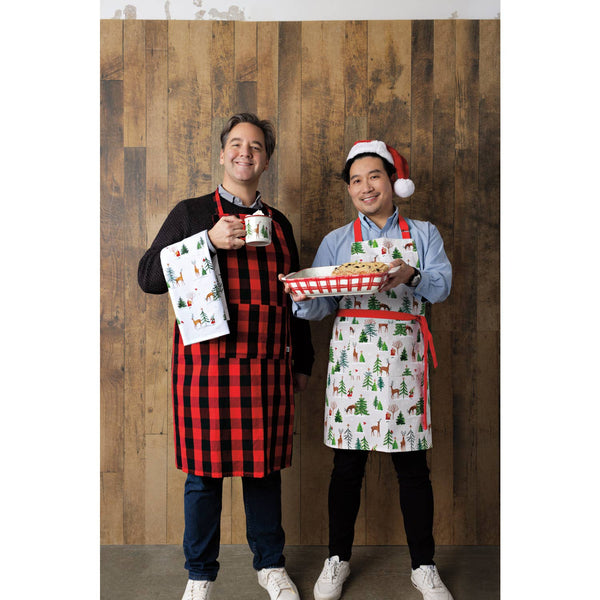 Santa's Reindeer Christmas Chef Apron – Little Red Hen