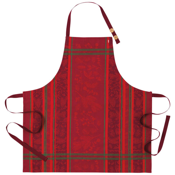 Winterberry Jacquard Christmas Apron – Little Red Hen