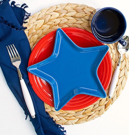 Lapis Star Plate – Little Red Hen
