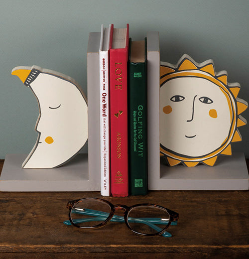 Sun and Moon Bookends – Little Red Hen