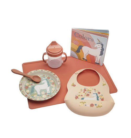 Bamboo Mini Plate "Unicorn" – Little Red Hen