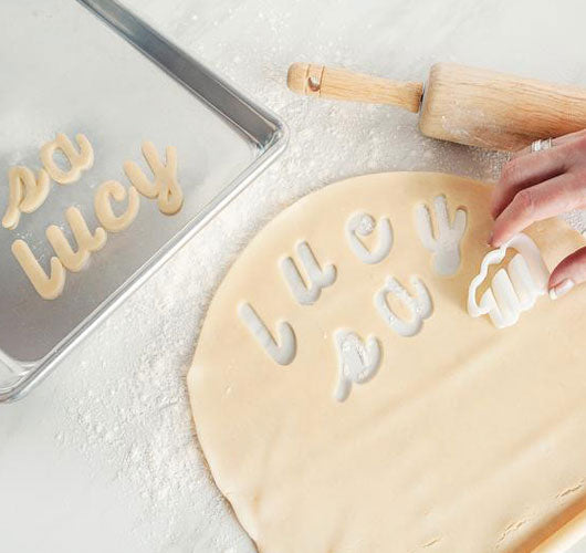 "Script Letter" Talisman Designs Cookie Cutters (Set of 26) – Little ...