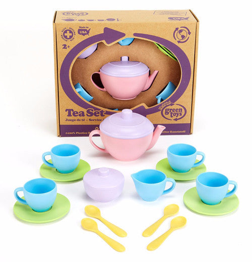 Green Toys Tea Set "Pink" – Little Red Hen