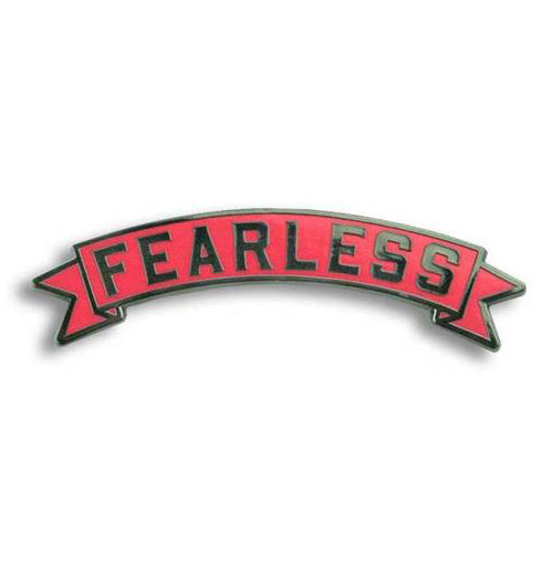 Trixie & Milo "Pink Fearless Banner" Enamel Pin – Little Red Hen