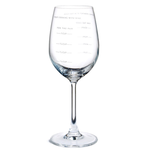 Fred & Friends Wine Glass, Measure "Sauced" – Little Red Hen