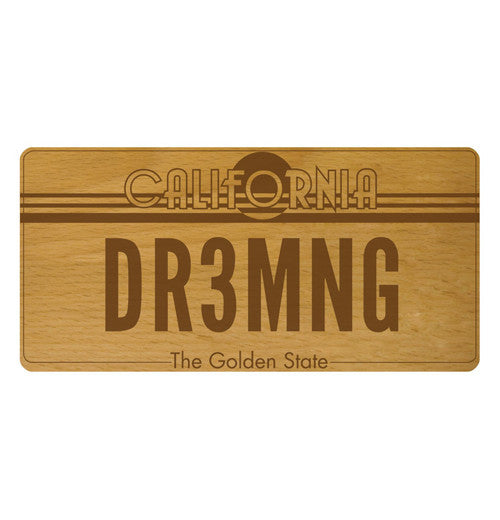 Talisman Designs "California License Plate" Cheese Board, Solid ...
